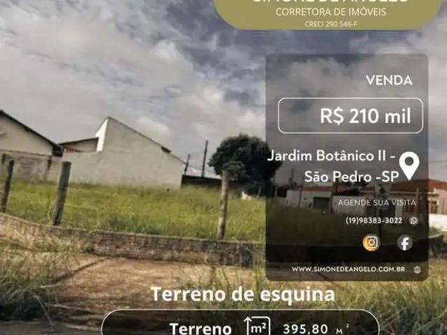 Terreno / Lote para Venda em São Pedro/SP Jardim Botanico