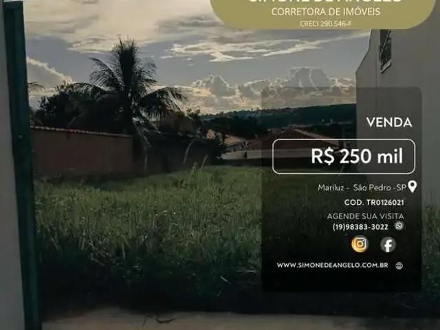 Terreno / Lote para Venda em São Pedro/SP Jardim Mariluz