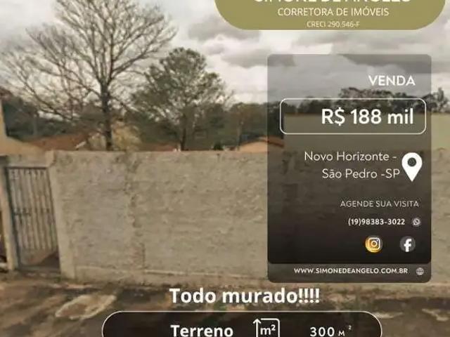 Terreno / Lote para Venda em São Pedro/SP Novo Horizonte