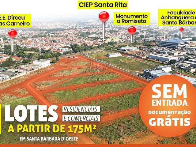 Terreno / Lote para Venda em Santa Bárbara D'Oeste/SP Jardim Santa Rita de Cássia