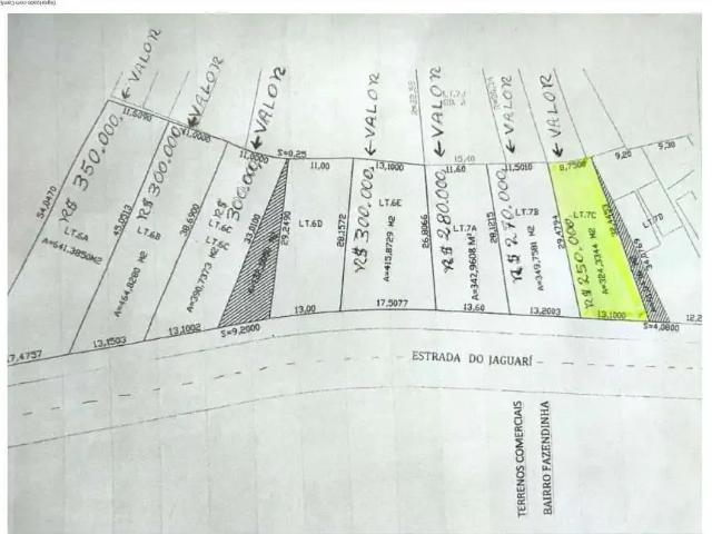 Terreno / Lote para Venda em Santana de Parnaíba/SP Chácara Jaguari Fazendinha