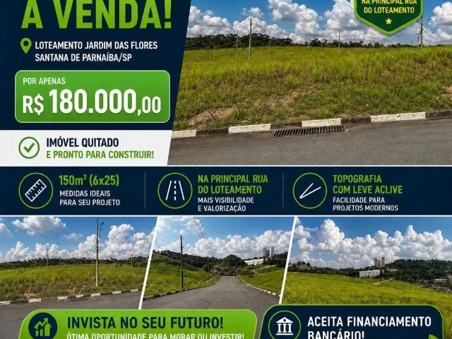 Terreno / Lote para Venda em Santana de Parnaíba/SP Chácara Jaguari Fazendinha