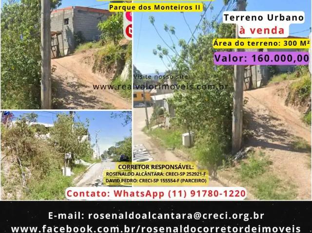 Terreno / Lote para Venda em Santana de Parnaíba/SP Parque dos Monteiros II