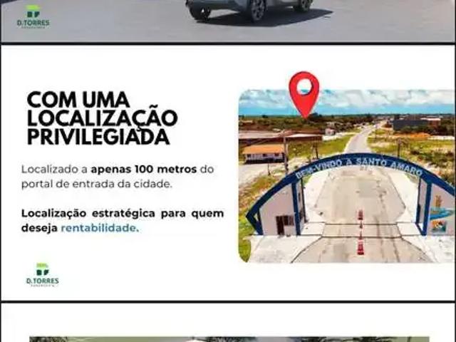 Terreno / Lote para Venda em Santo Amaro/MA Centro