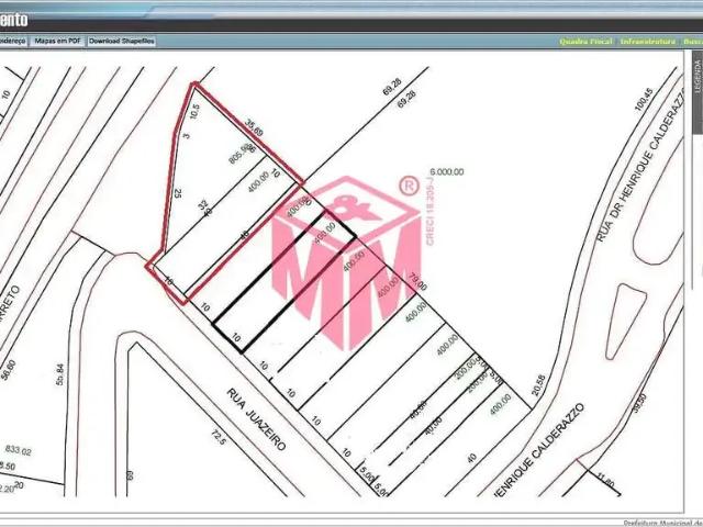 Terreno / Lote para Venda em Santo André/SP Paraíso