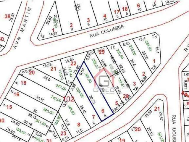Terreno / Lote para Venda em Santo André/SP Parque das Nações