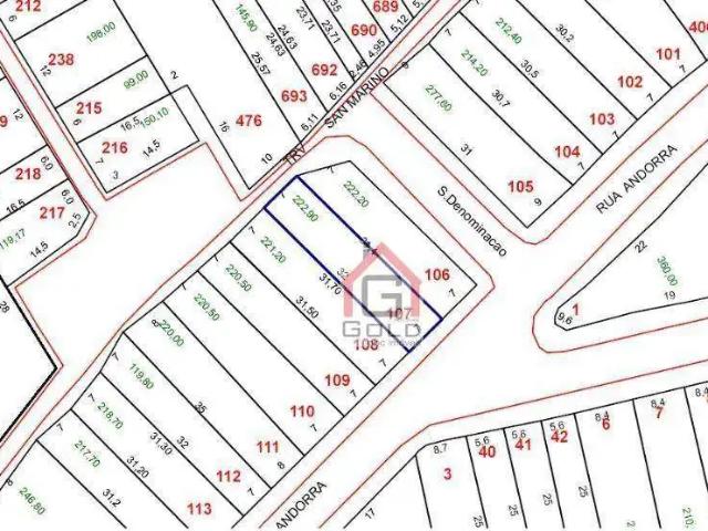 Terreno / Lote para Venda em Santo André/SP Vila Francisco Matarazzo