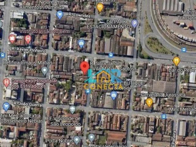 Terreno / Lote para Venda em Santos/SP Vila Mathias