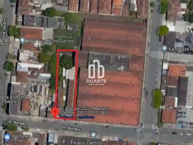 Terreno / Lote para Venda em Santos/SP Macuco