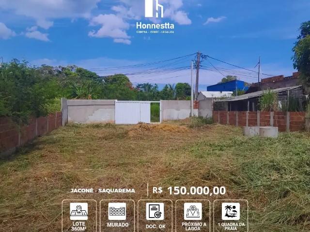 Terreno / Lote para Venda em Saquarema/RJ Jaconé