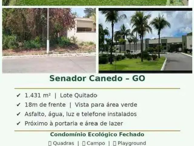 Terreno / Lote para Venda em Senador Canedo/GO Condomínio Ecológico Mansões Morumbi