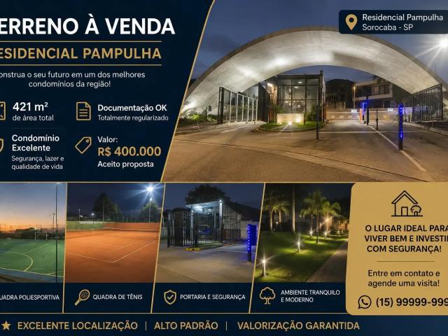 Terreno / Lote para Venda em Sorocaba/SP Árvore Grande