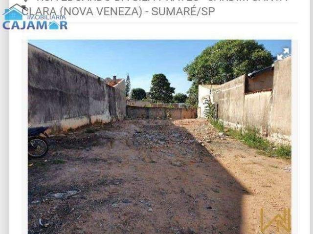 Terreno / Lote para Venda em Sumaré/SP Jardim Santa Clara Nova Veneza