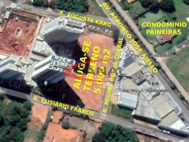 Terreno para alugar em Bauru/SP Vila Aviação