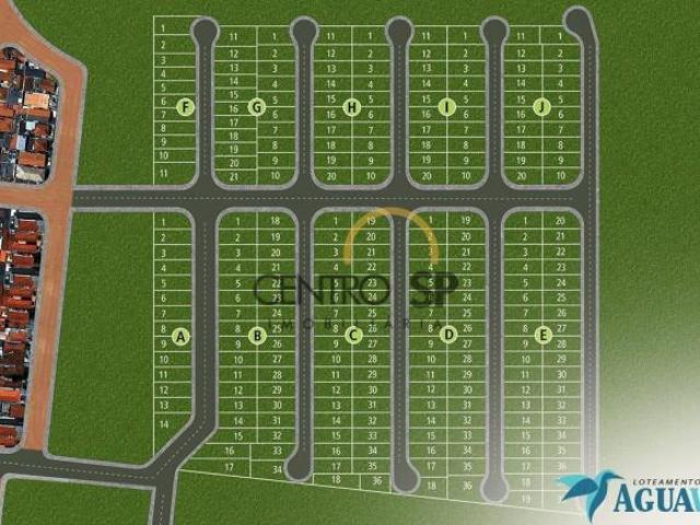Terreno para venda com 202,5 m² em Residencial Água Viva, Andradina SP