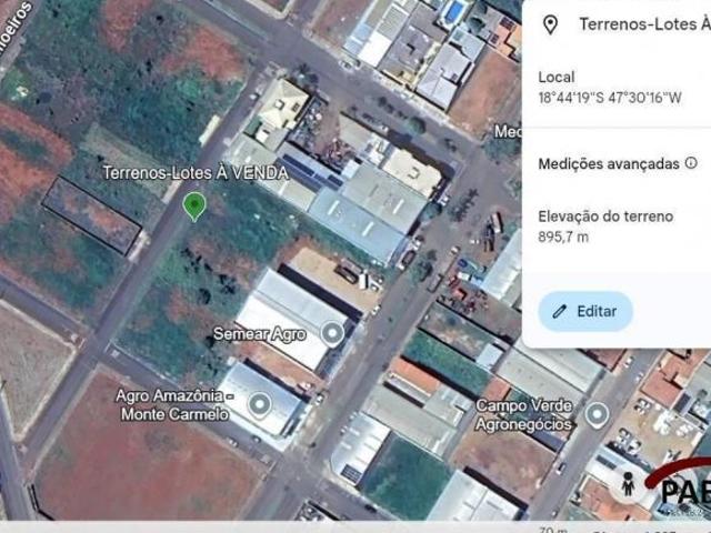 Terreno para venda em Centro, Monte Carmelo
