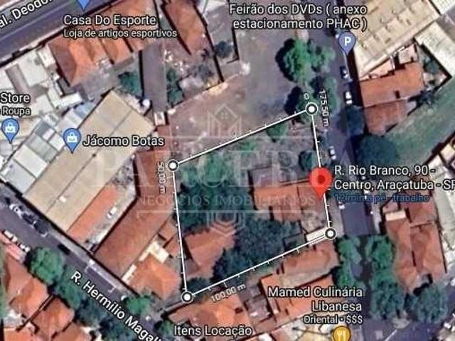 Terreno para venda em Centro em Araçatuba São Paulo de 1972.00m²