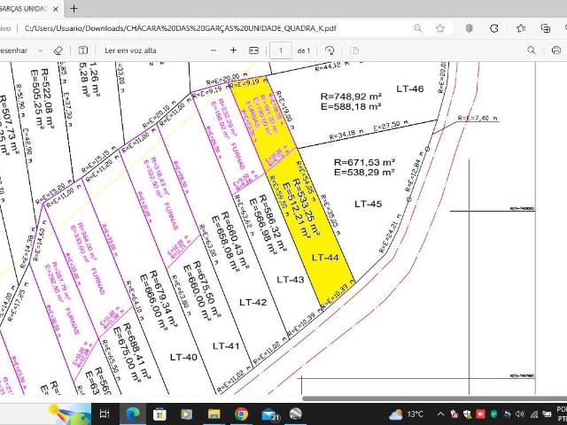 Terreno para venda em Chácara Das Garças em Santana De Parnaíba São Paulo de 513.00m²