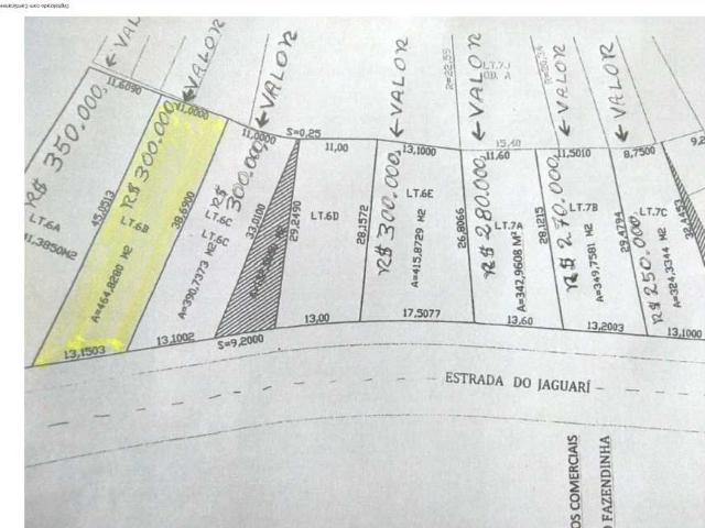 Terreno para venda em Chácara Jaguari fazendinha em Santana De Parnaíba São Paulo de 465.00m²