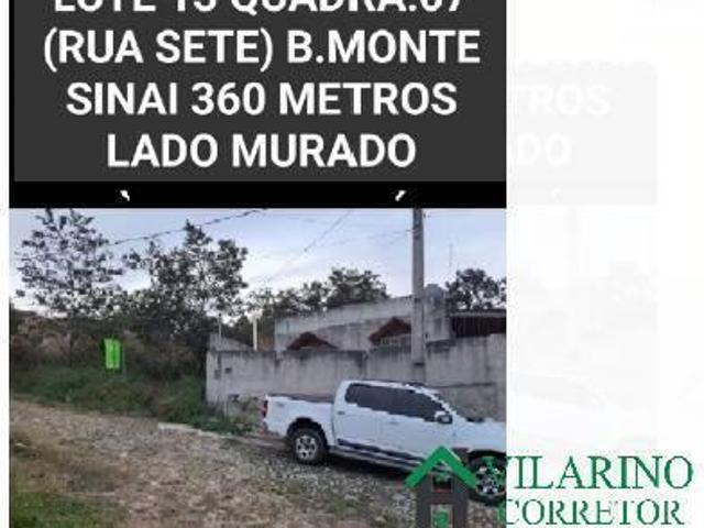 Terreno para venda em Monte Sinai, Esmeraldas