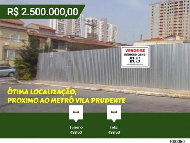 Terreno para Venda em São Paulo, Vila Prudente
