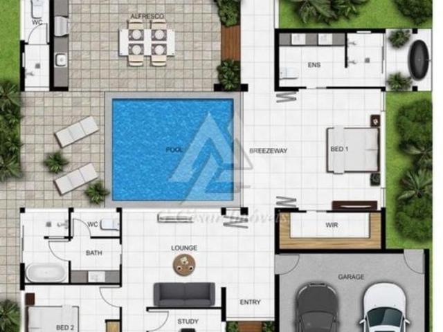 Terreno para venda em Quarta Divisão de 2100.00m²