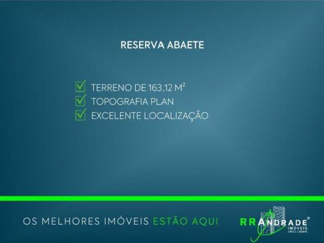 Terreno para venda em Reserva Abaeté de 163.00m²