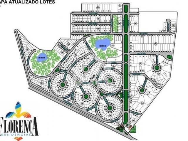 Terreno para venda em Residencial Florença de 1295.00m²