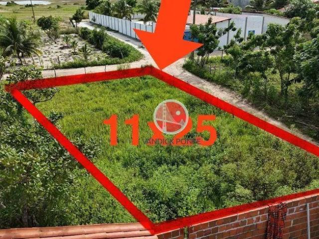 Terreno parque nacional da Praia do PreÃ¡, medindo 11x25, Ã³tima oportunidade!