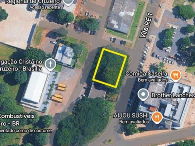 Terreno Península com 3 frentes sendo uso comercial e institucional com 225m² ao lado da Administra
