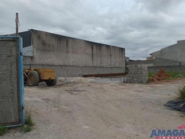Terreno plano, murado com portão e em rua asfaltada