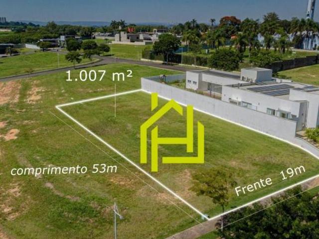 Terreno plano à venda, 1007 m² por R$ 1.100.000 Parque Reserva Fazenda Imperial Sorocaba/SP