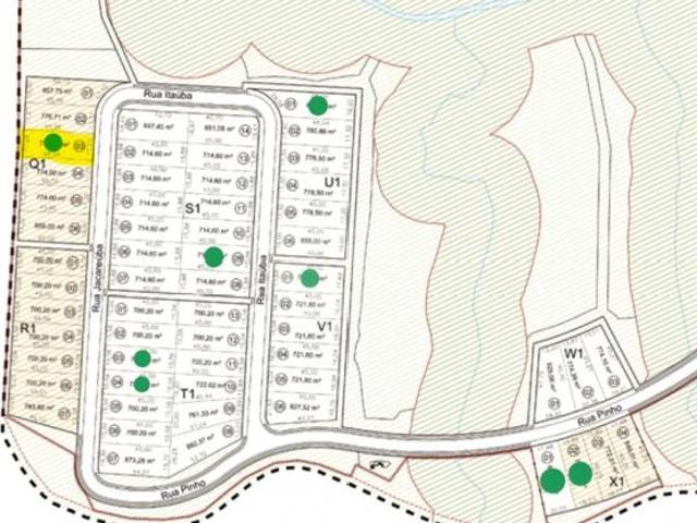 Terreno Residencial Vila Delurdes Campo Largo Área Total: 770 m² Condomínio Fechado