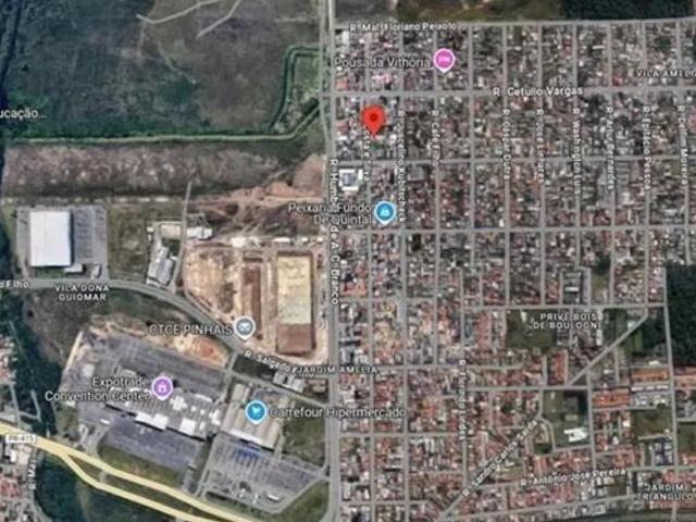 TERRENO ZR2 ÁREA TOTAL 456m² JARDIM AMÉLIA/PINHAIS REF 6097