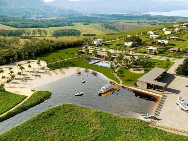 Terreno 14X25,com projeto já aprovado no Cond Marina del Faro