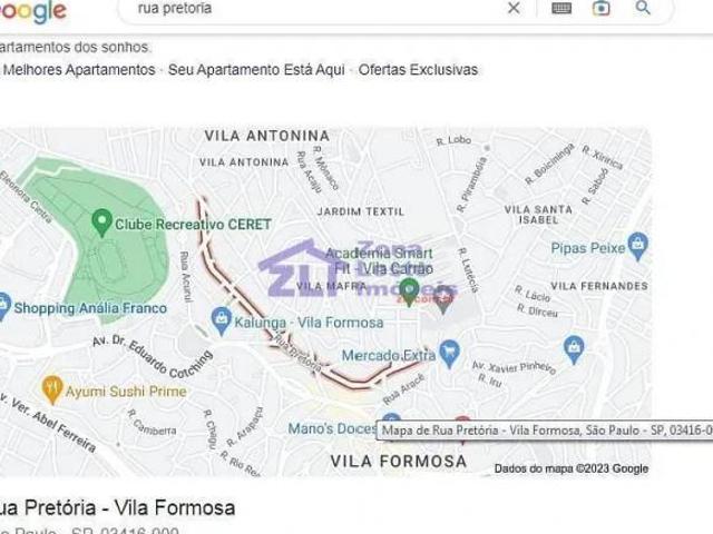 Terreno, 160 m² venda por R$ 500.000,00 ou aluguel por R$ 1.500,00/mês Vila Formosa São Paulo/