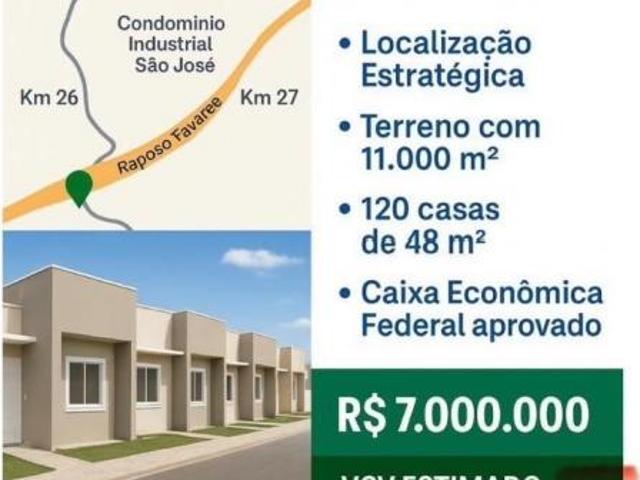 Terreno 11.000m² Plantas 100% aprovadas para 121 casas em Cotia São Paulo