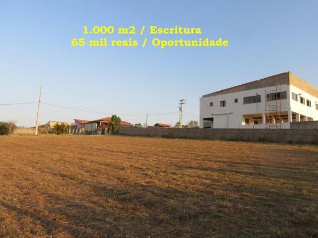 Terreno 1.000 m2 Escritura Oportunidade próx cidade Internet água luz