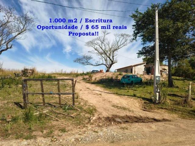 Terreno 1.000 m2 Proposta ! Oportunidade Escritura ótimo local