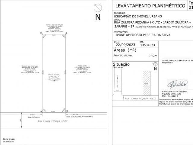 Terreno 250m² no Centro de Sarapuí/SP | Matrícula Regularizada | R$ 110 Mil