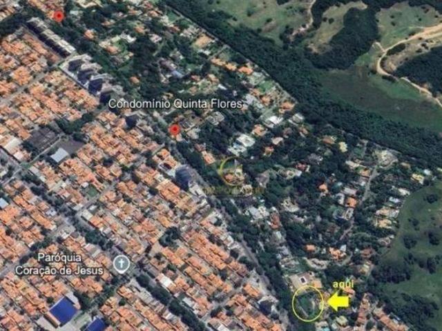 Terreno 2.016 m² plano a venda condomínio Quinta das Flores Bq. Eucaliptos São José dos Campos!