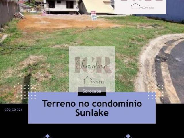 Terreno 340m2 no condomínio residencial Sunlake Sorocaba SP