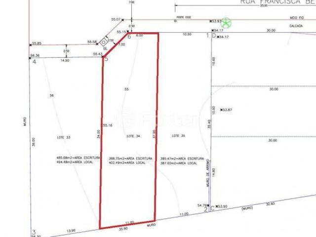Terreno, 368 m², em Morro Santana