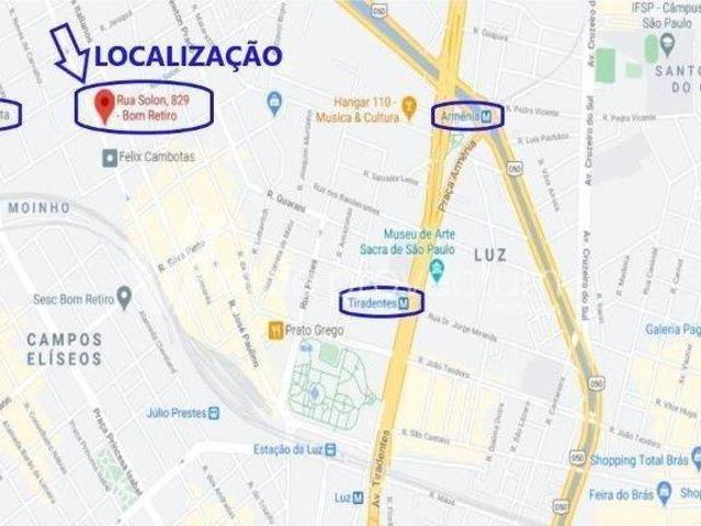 Terreno/Lote à Venda no Bom Retiro em São Paulo/SP