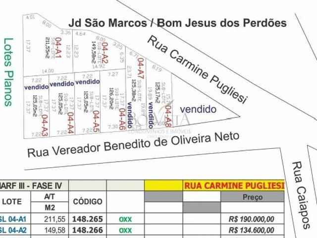Terrenos à venda, Cachoeirinha, Bom Jesus dos Perdões, SP OPORTUNIDADE ULTIMAS UNIDADES