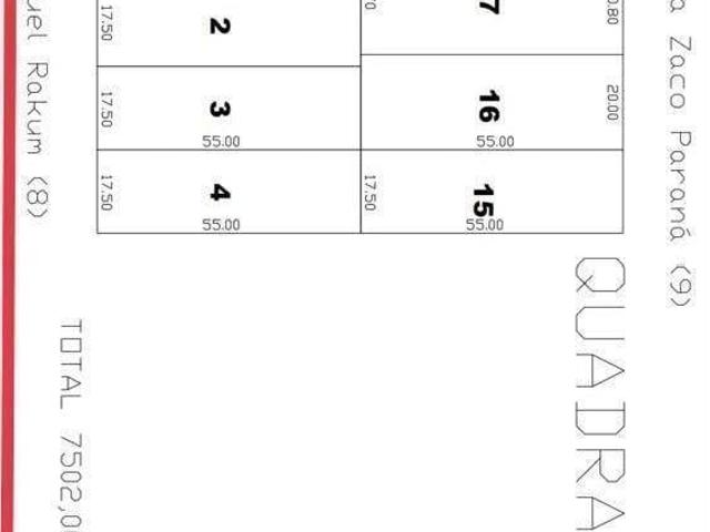 Terrenos à venda, 7502 m² por R$ 15.000.000 Independência Cascavel/PR