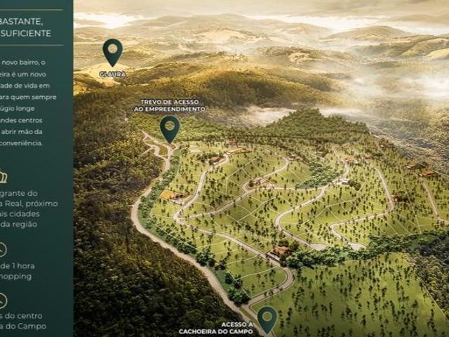 TERRENOS DE 1500M² NO CONDOMÍNIO QUINTAS DA CACHOEIRA GLAURIA
