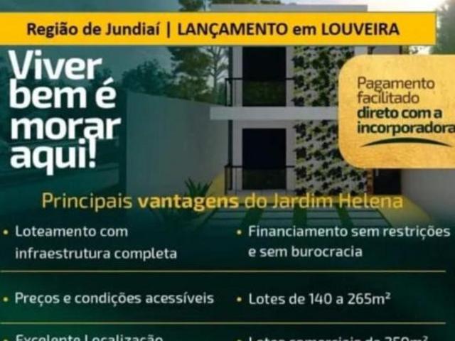 TERRENOS/LOTES a partir de 140m² em LOUVEIRA com Pagamento Facilitado em Bairro Planejado | Conheça