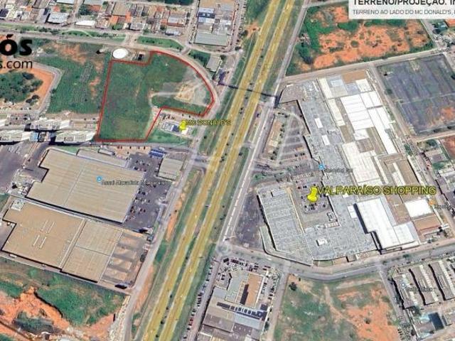 Terreno/Projeção Residencial, Comercial, Industrial e Institucional em frente ao Valparaíso Shopping