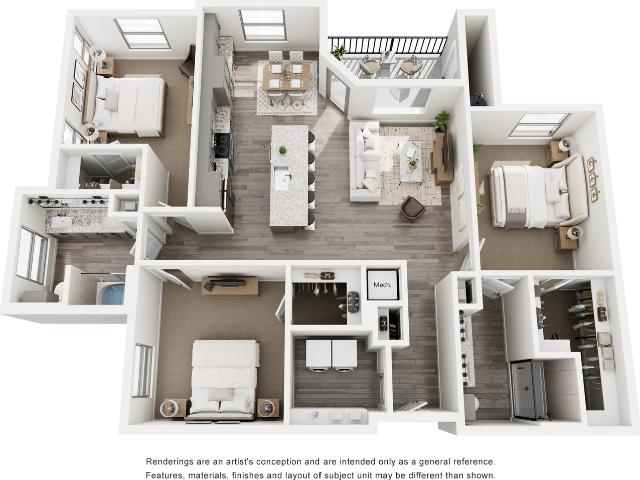 Territory at Anserra 1 Bedroom Apartment for Rent at 4000 Anserra Trl, Katy, TX 77494
